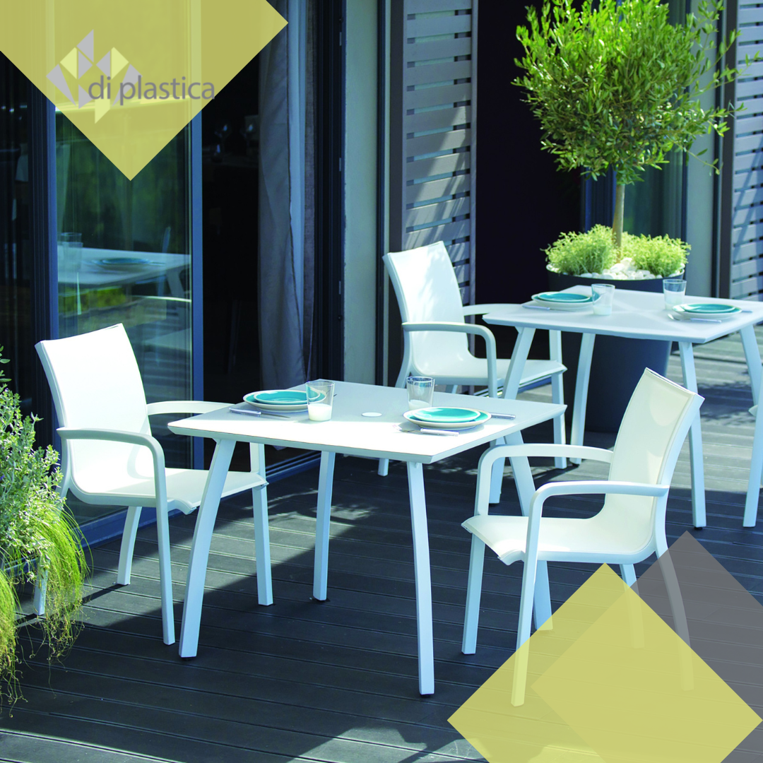 Muebles de Aluminio para Jardín: Mesas y sillas de comedor